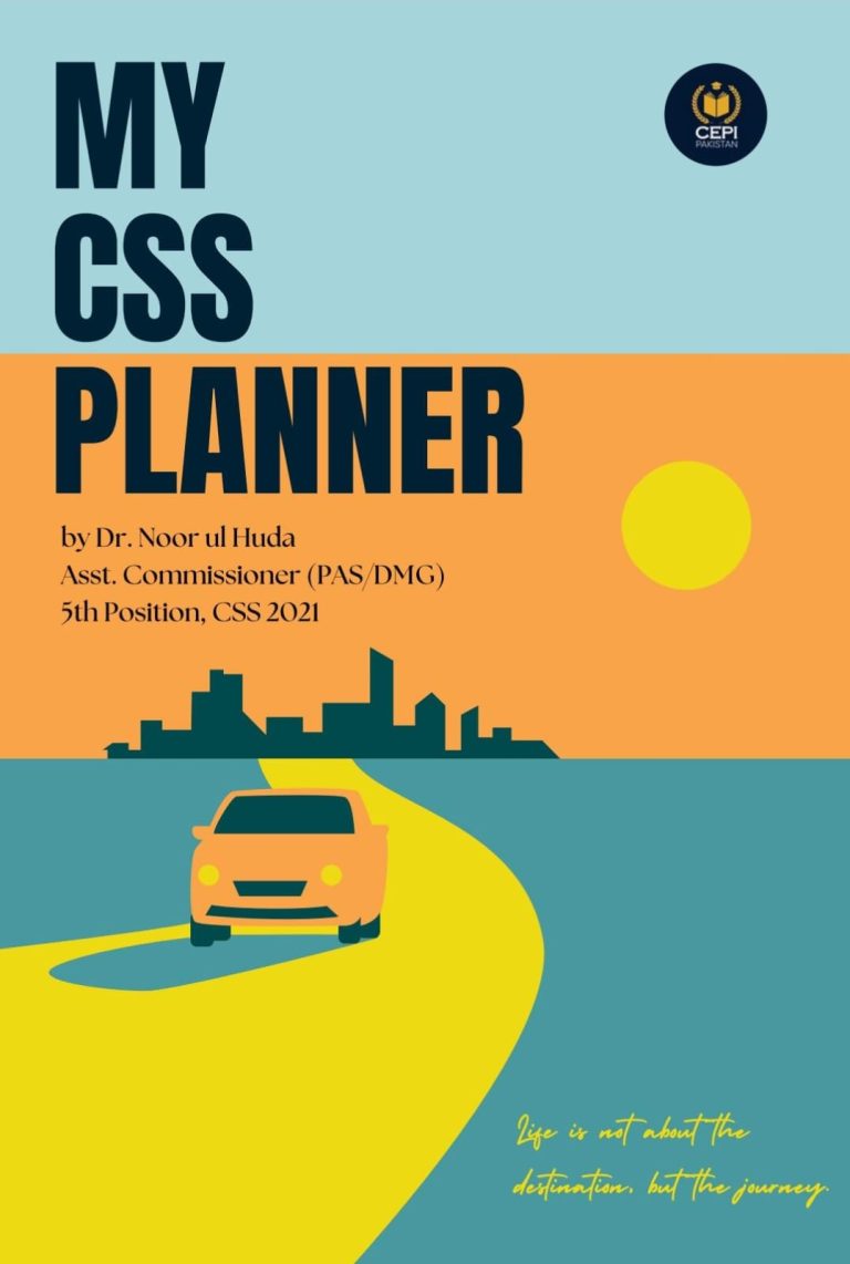 CGM-2 My CSS Planner by Dr. Noor ul Huda - CEPI Pakistan